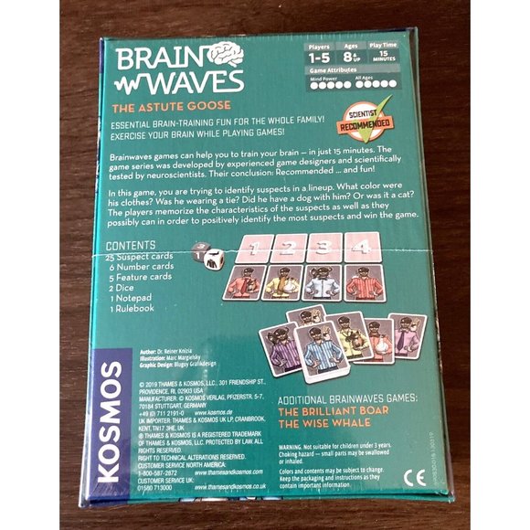 Kosmos | Toys | Kosmos Brainwaves The Astute Goose Braintraining Memory ...